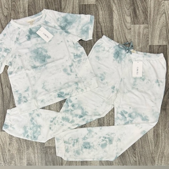 Como Blu | Intimates & Sleepwear | New Como Blu Tie Dye Loungewear Top ...